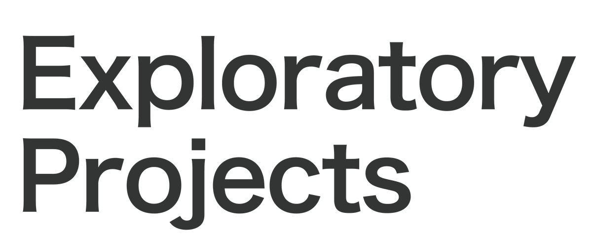 Exploratory Projects – Design Story